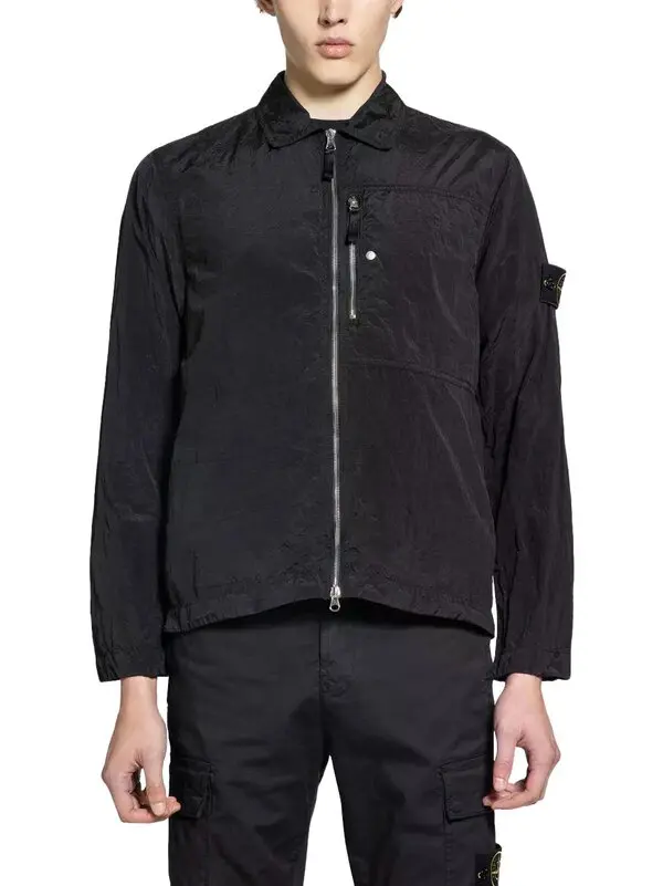 Stone Island Chest-pocket Shirt - Black