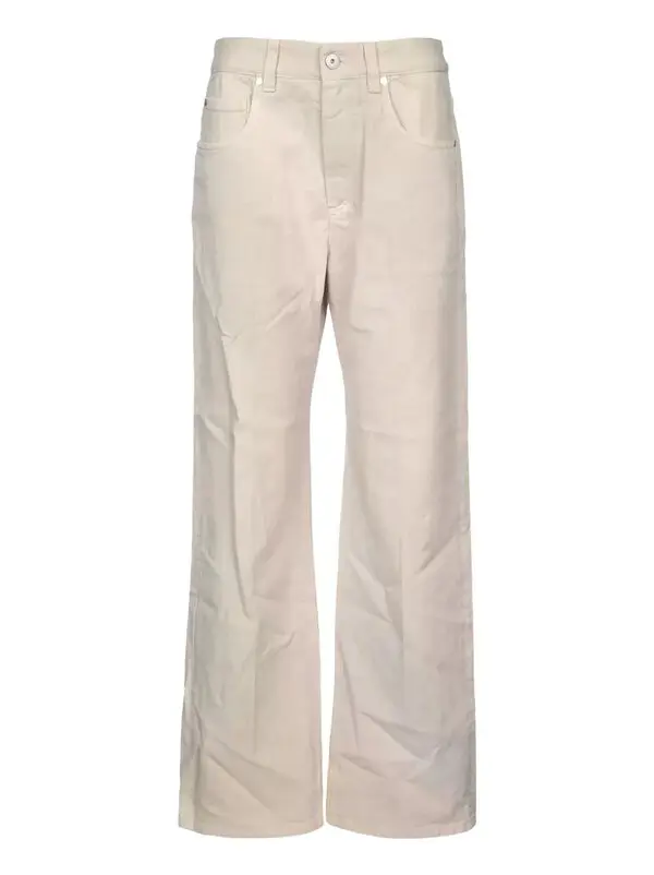 Brunello Cucinelli Belt-loops Trousers - Neutrals