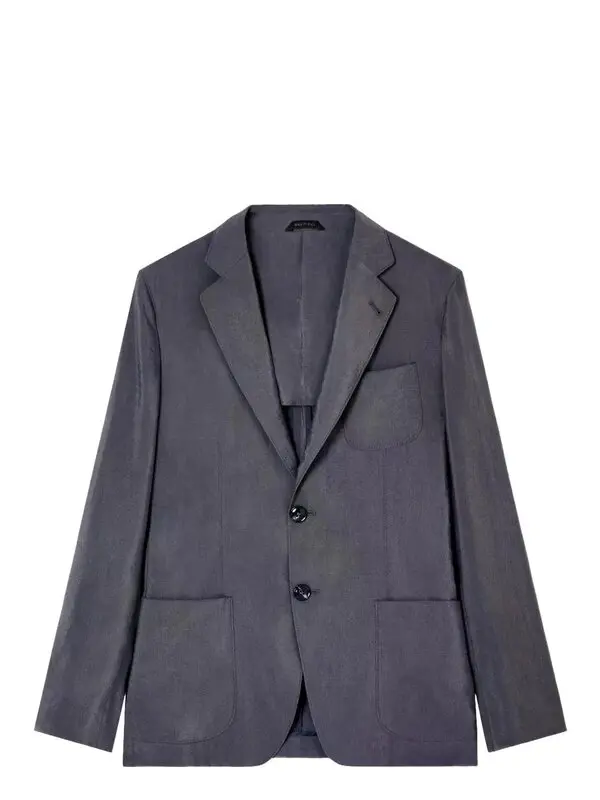 Giorgio Armani Single-breasted Blazer - Grey