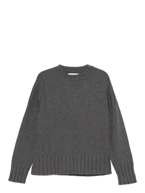 JIL SANDER Cashmere Crew Neck Sweater - Grey