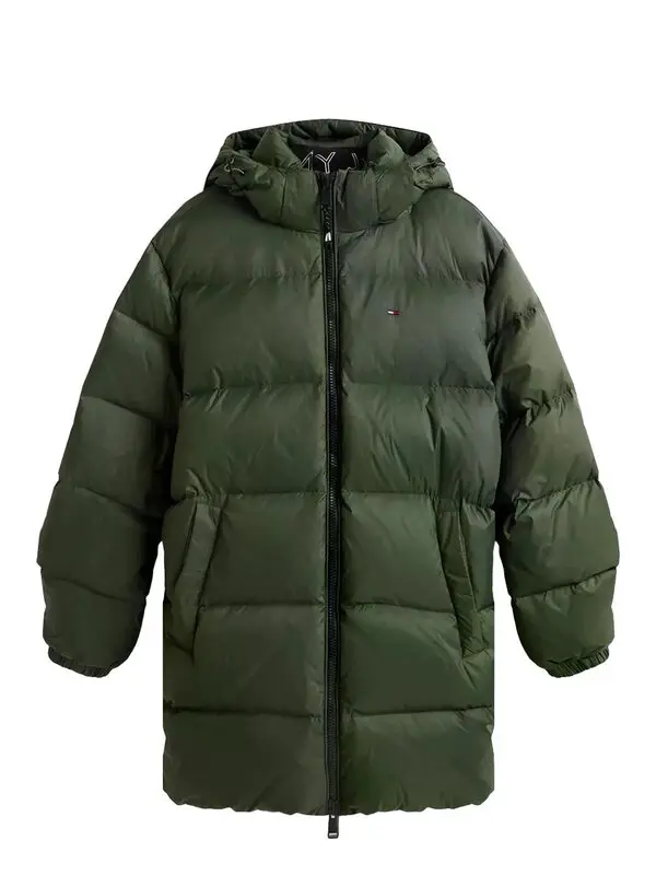 Tommy Hilfiger Hooded Down Jacket - Green