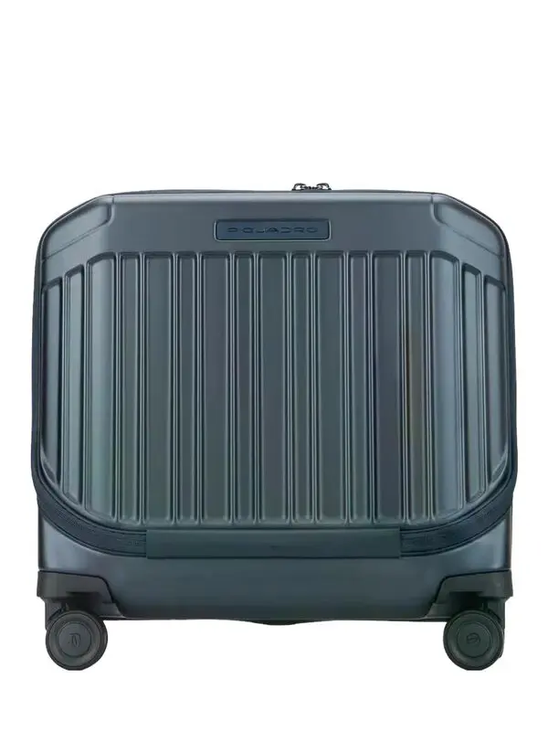 PIQUADRO Ribbed Trolley With Combination Lock - Blue