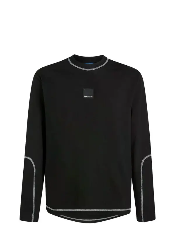 Karl Lagerfeld Long-sleeved T-shirt - Black