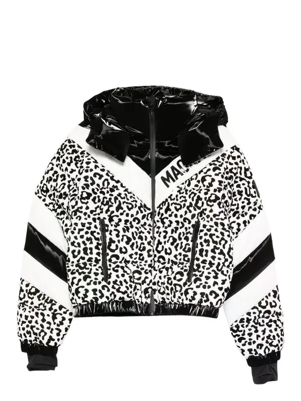 Mackage Kairi-flp Leopard-print Ski Jacket - Black