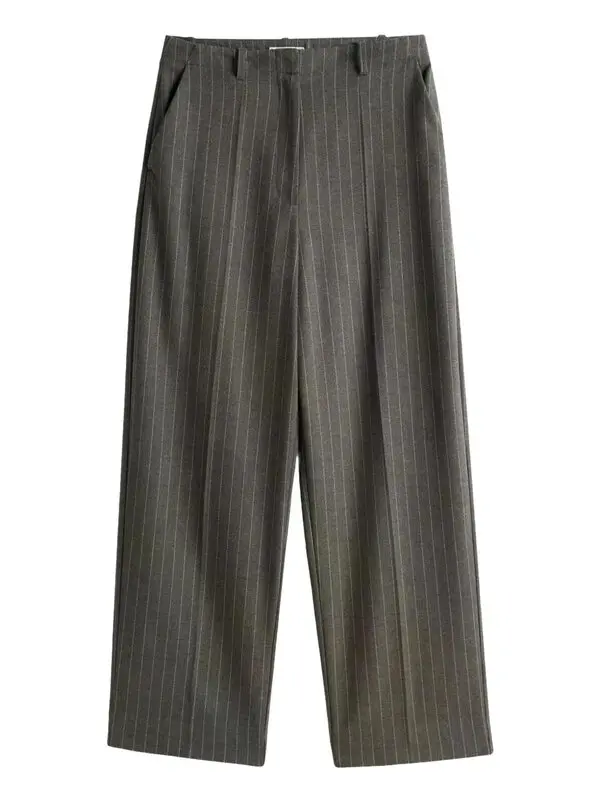 Tommy Hilfiger Pinstripe Pocket Trousers - Grey