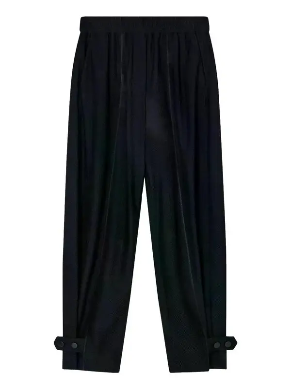 Giorgio Armani Pleat-detail Tailored Trousers - Blue