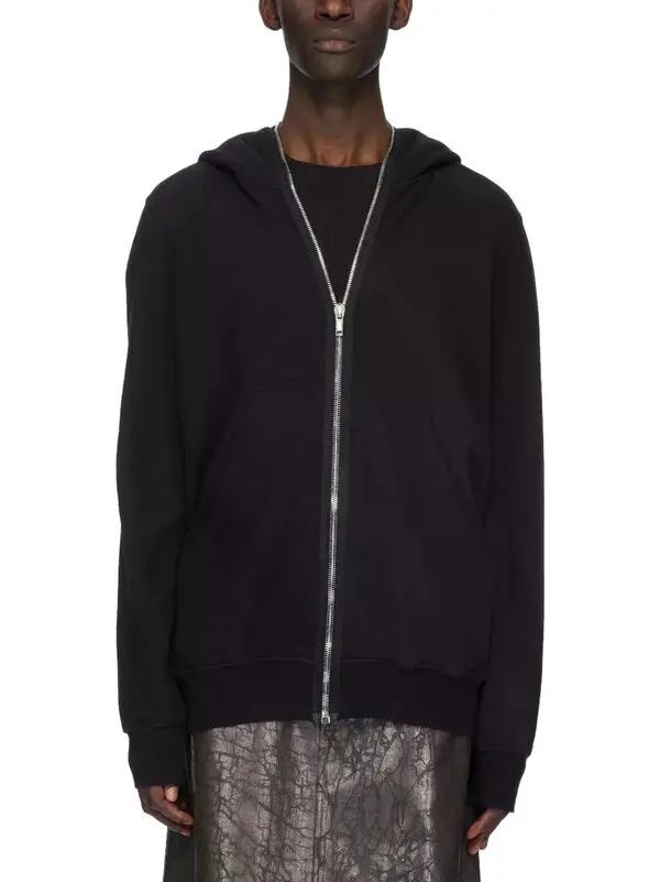 Rick Owens Jumbo Gimp Zip-fastening Hoodie - Black