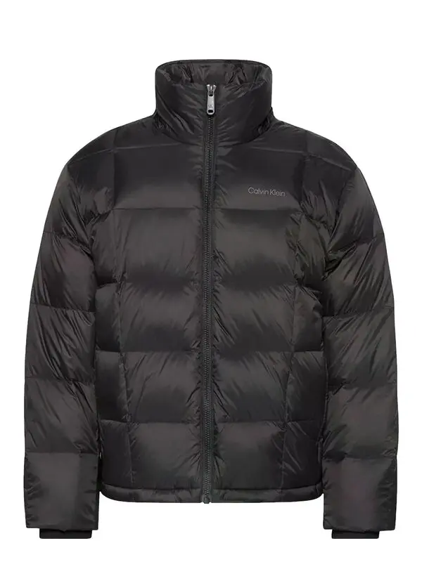 Calvin Klein Quilted Zip Jacket - Black