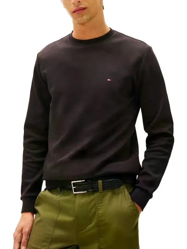 Tommy Hilfiger Logo-patch Sweater - Black