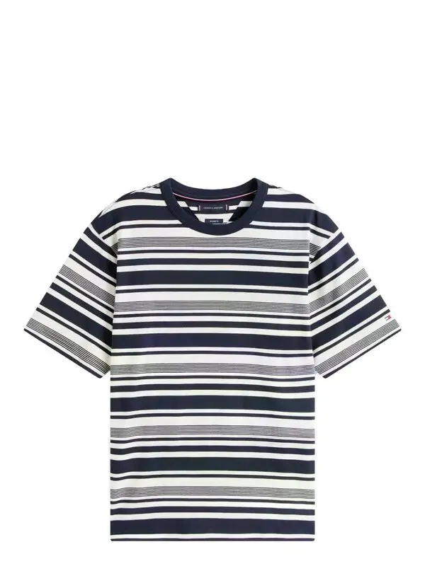 Tommy Hilfiger Striped T-shirt - Blue