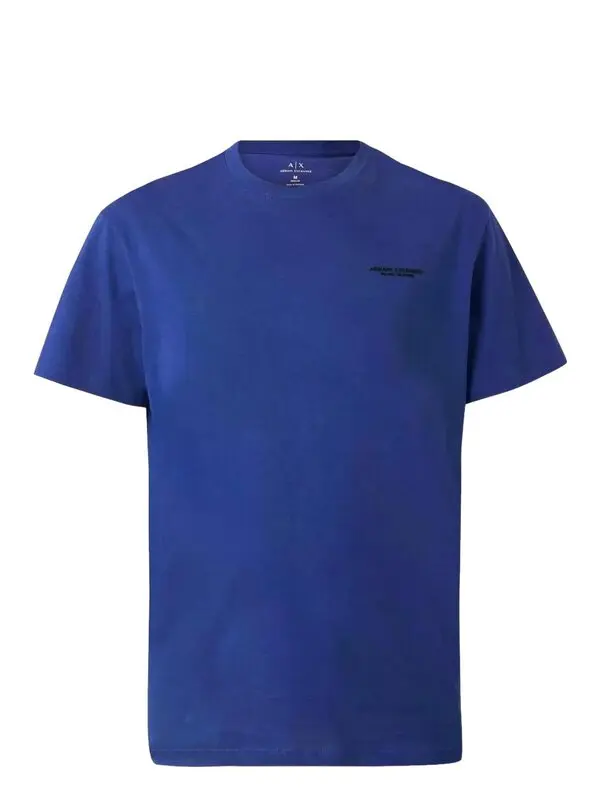 Armani Exchange Logo-print T-shirt - Blue