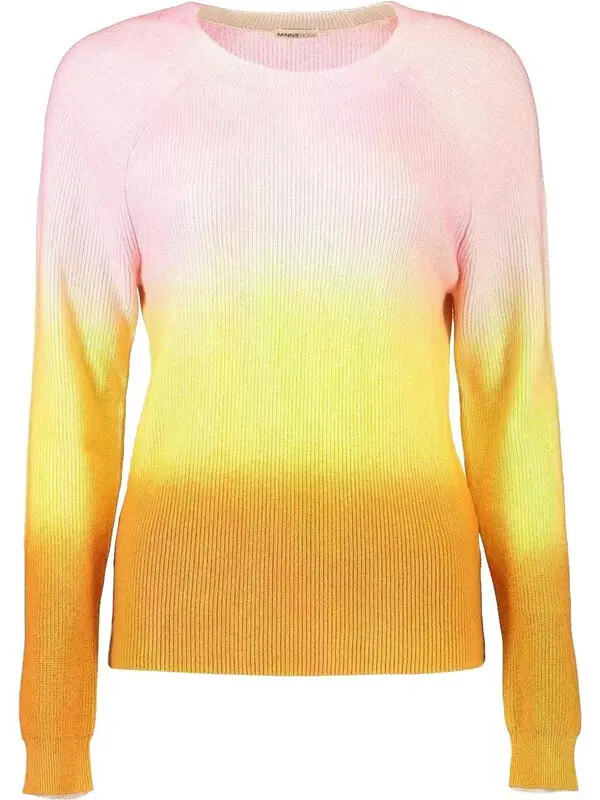 Minnie Rose Crew-neck Sweater - Yellow