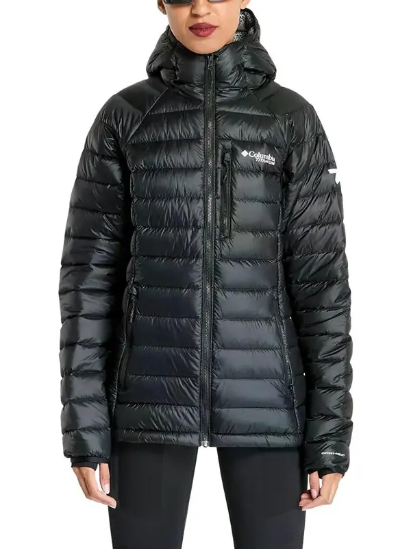 Columbia Arctic Crest™ Down Hooded Jacket - Black