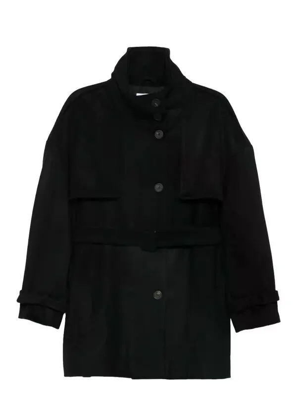 Raquel Diniz Enea Belted Coat - Black
