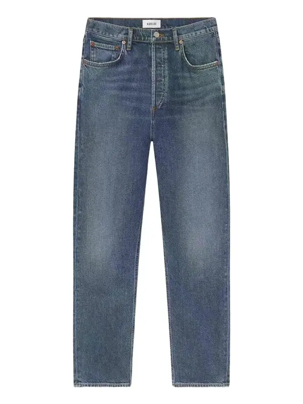 AGOLDE 90's Pinch Waist Crop Jeans - Blue
