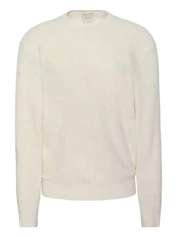 Calvin Klein Textured Sweater - Neutrals