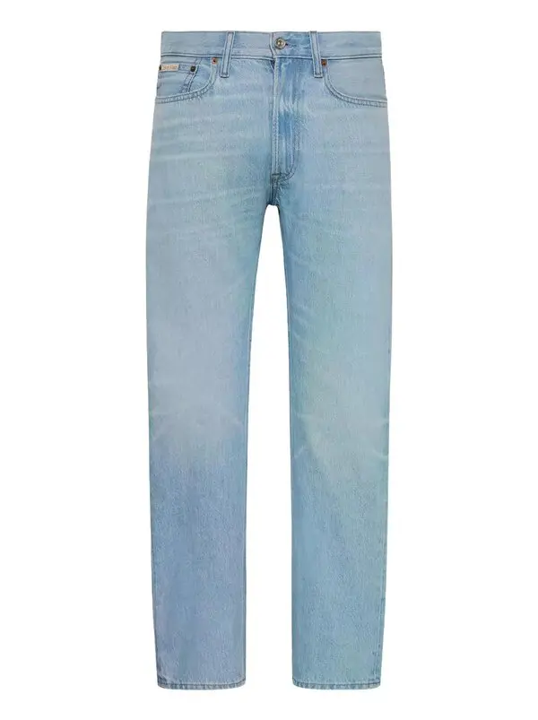 Calvin Klein Logo-patch Jeans - Blue