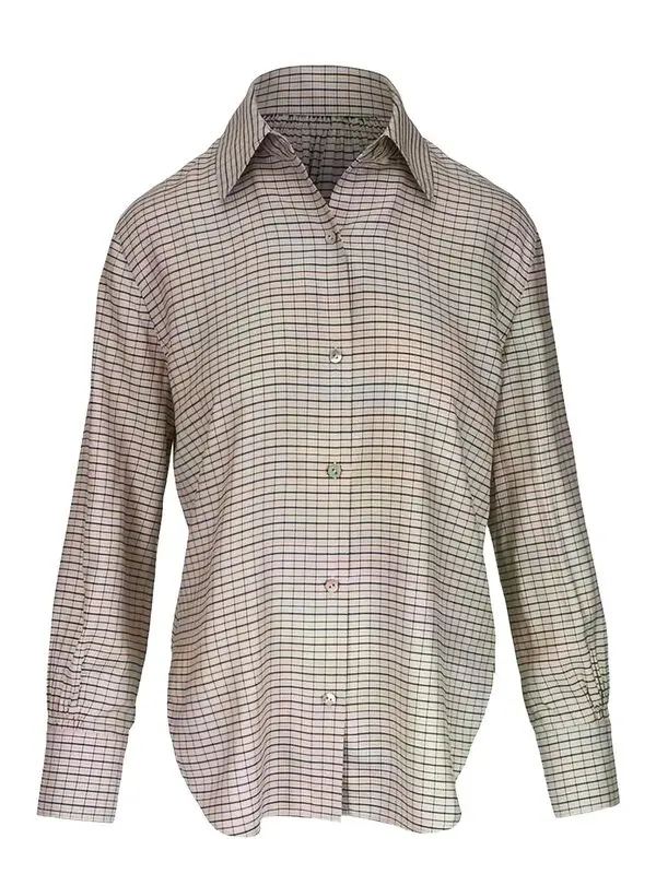 Vince Checked Button-down Shirt - Neutrals
