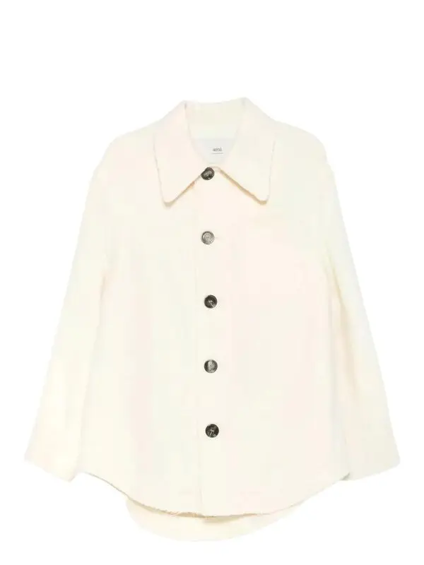 Ami Buttoned Jacket - Neutrals