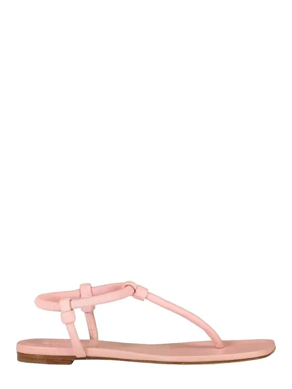 GIANVITO ROSSI Juno Thong 05 Flat Sandals - Pink