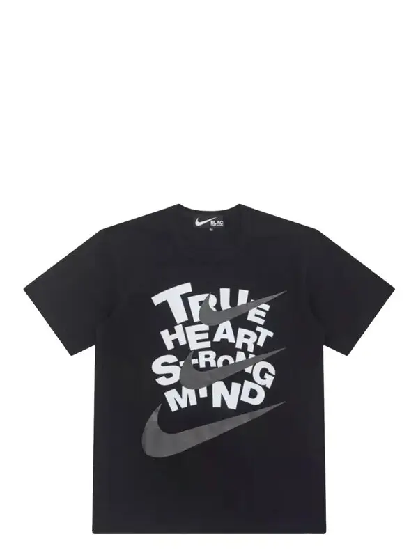 NIKE X COMME DES GARÇONS Graphic-print T-shirt - Black