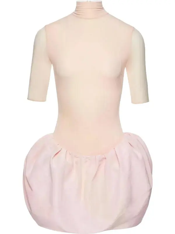 Magda Butrym Puff-detail Mini Dress - Pink