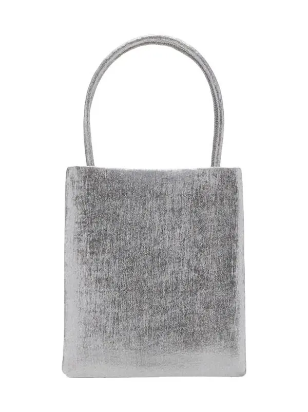 Mango Mini Shopper Bag - Silver