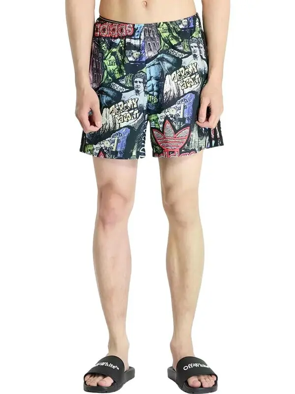 Adidas X Jeremy Scott Aop Shorts - Black