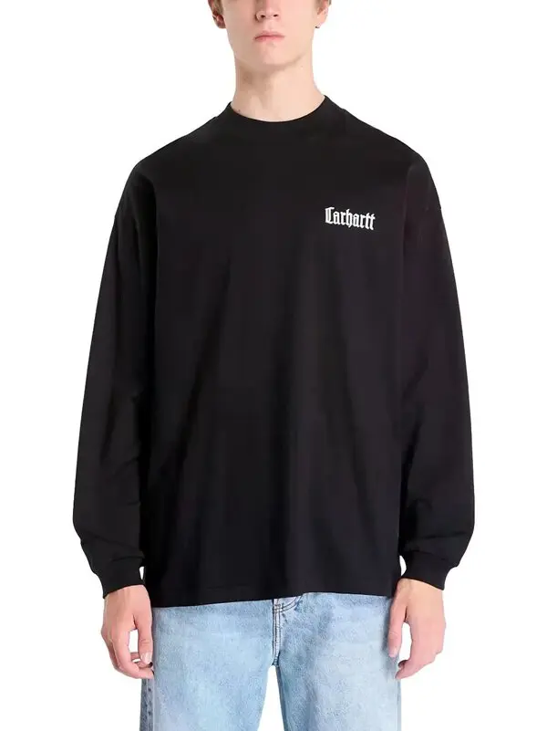 Carhartt Work In Progress Schooling Mock-neck T-shirt - Black