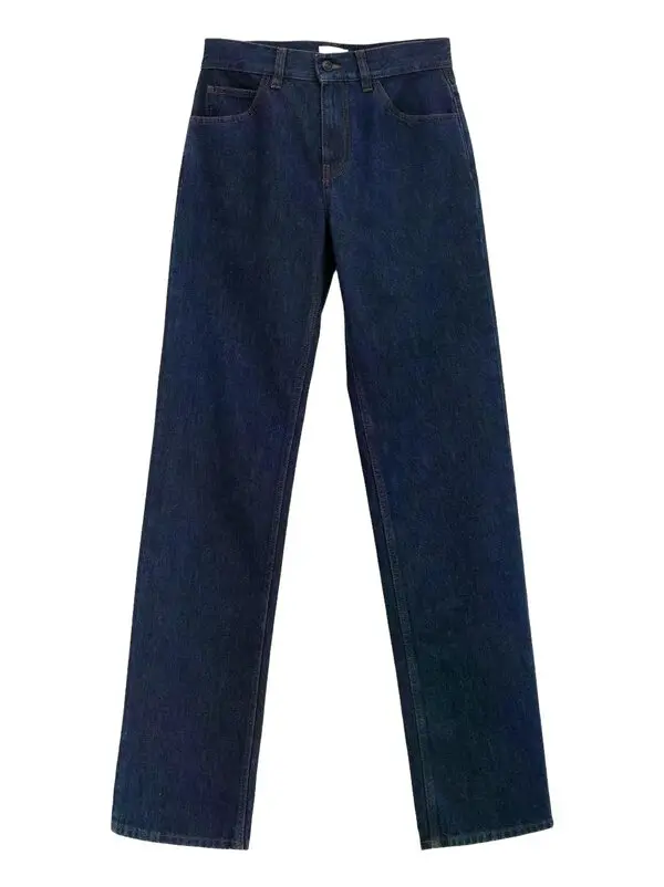 THE ROW Carlyl Cotton Jeans - Blue
