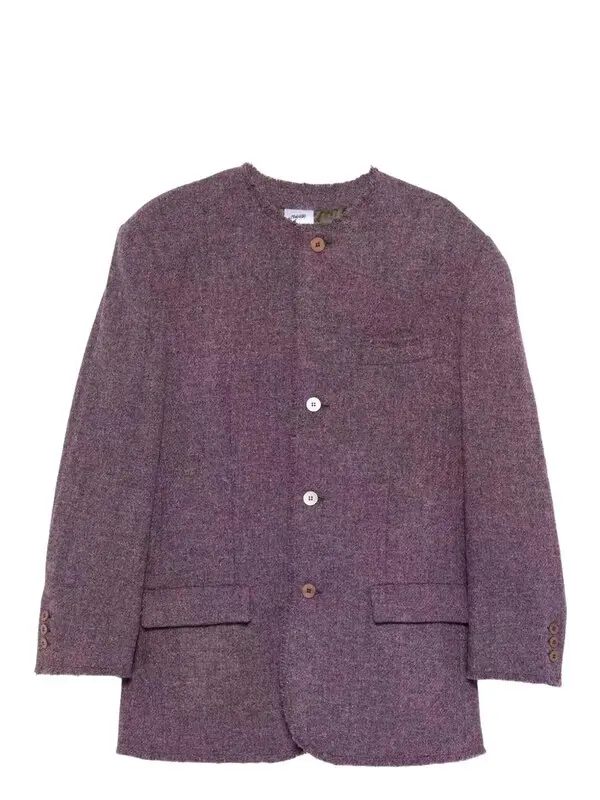 MAGLIANO Tweed Button-fastening Jacket - Purple