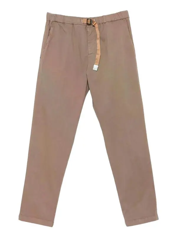 WHITE SAND Belted Trousers - Brown