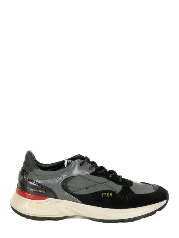 Stokton Panelled Sneakers - Black
