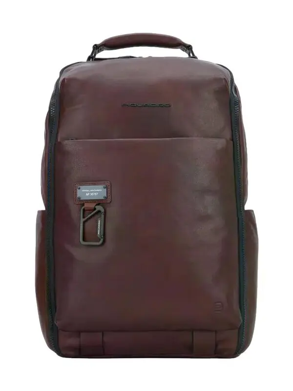 PIQUADRO Zip Top Handle Backpack - Brown