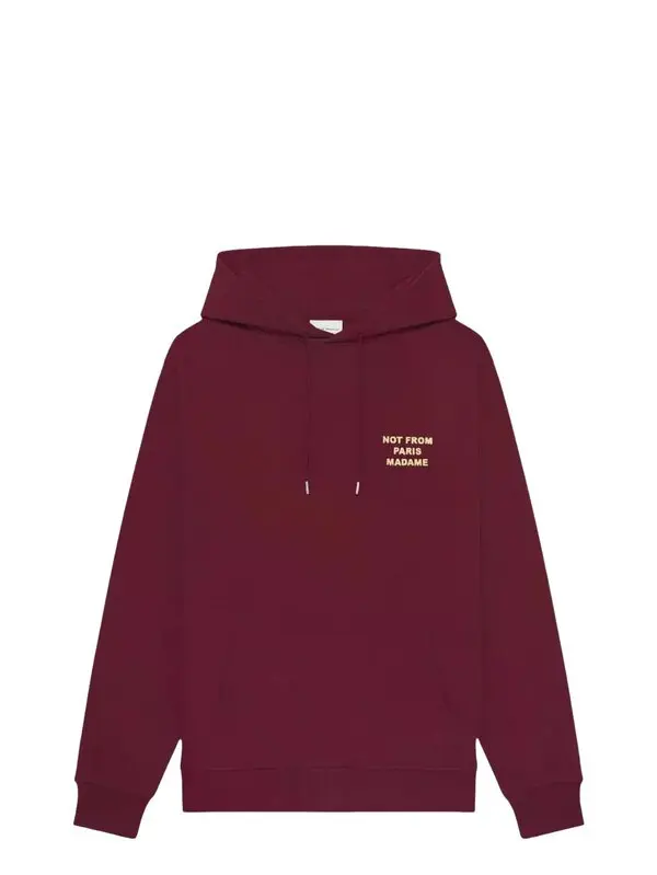 Drole De Monsieur Pouch Pocket Hoodie - Red