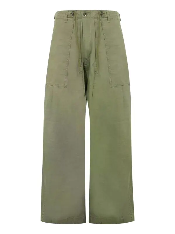 Needles Button Pocket Trousers - Green