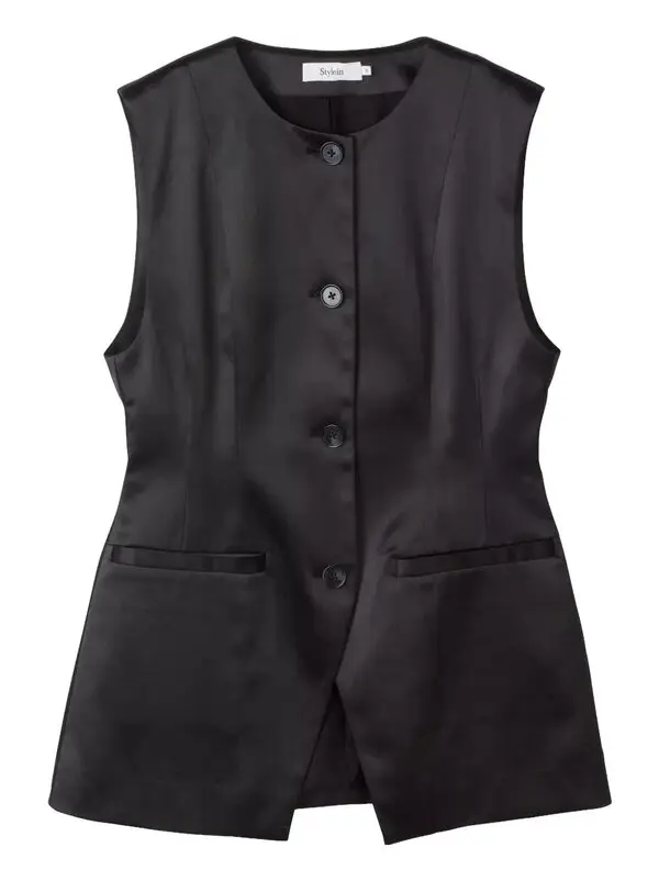 Stylein Balina Button Waistcoat - Black
