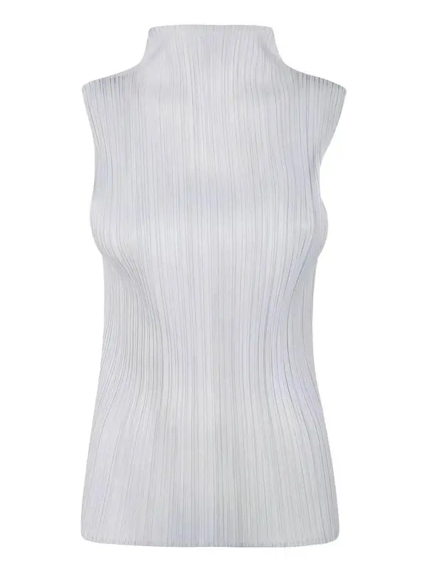 Issey Miyake Plissé Tank Top - Grey