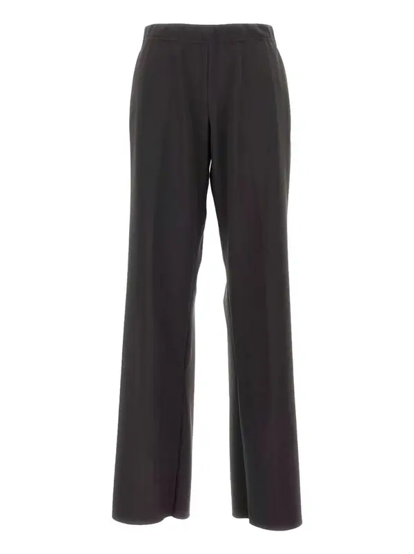 IRIE' Elasticated-waist Straight-leg Trousers - Grey
