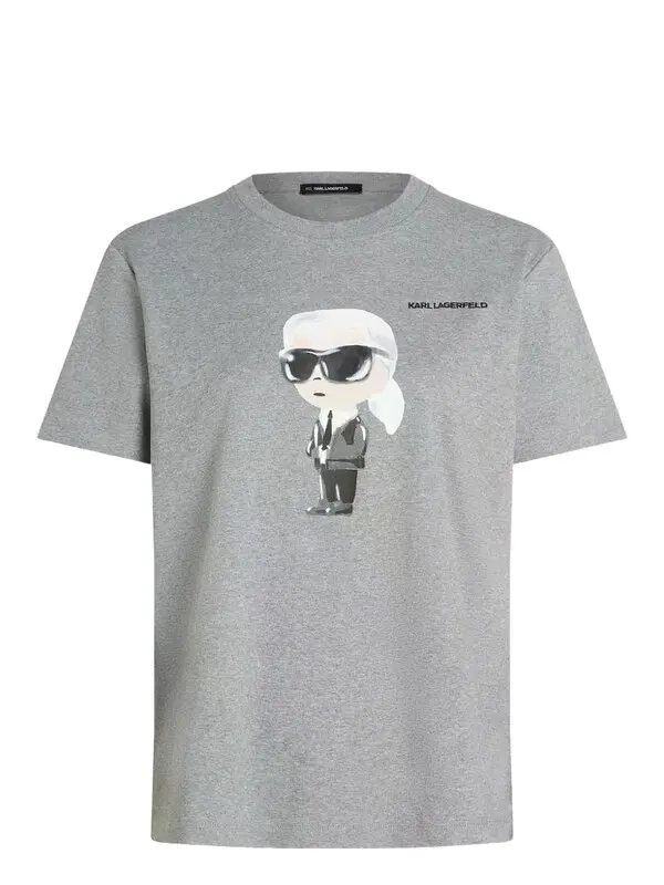 Karl Lagerfeld Ikon Graphic-print T-shirt - Grey