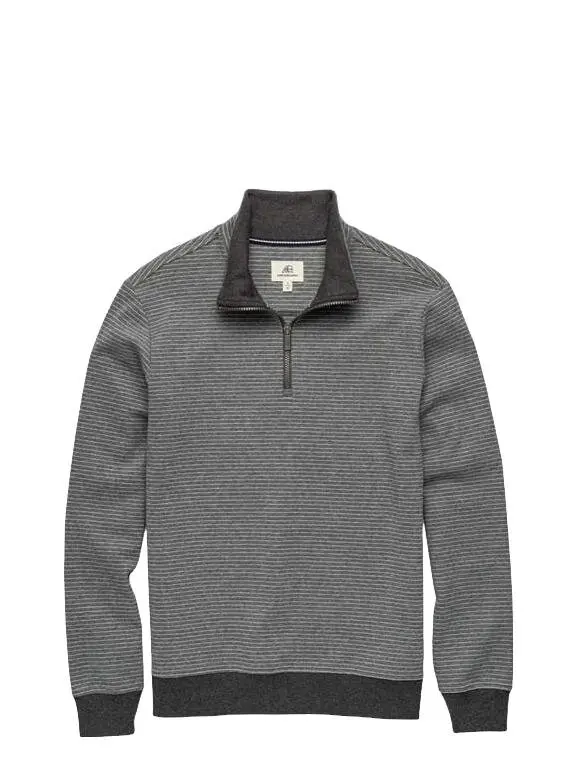 SURFSIDE SUPPLY CO. Bobby Fleece Quarter Zip - Charcoal Heather