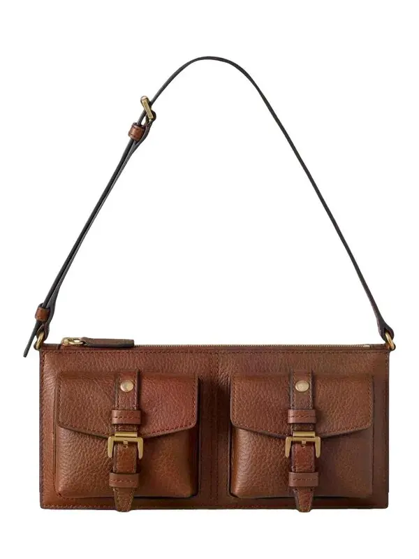 Mulberry Mini Roxanne Buckled Shoulder Bag - Brown