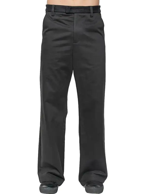 JOE CHIA Belt-loop Trousers - Black