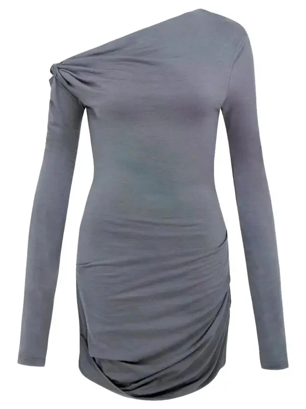 Paris Georgia Manahou Twist Mini Dress - Grey