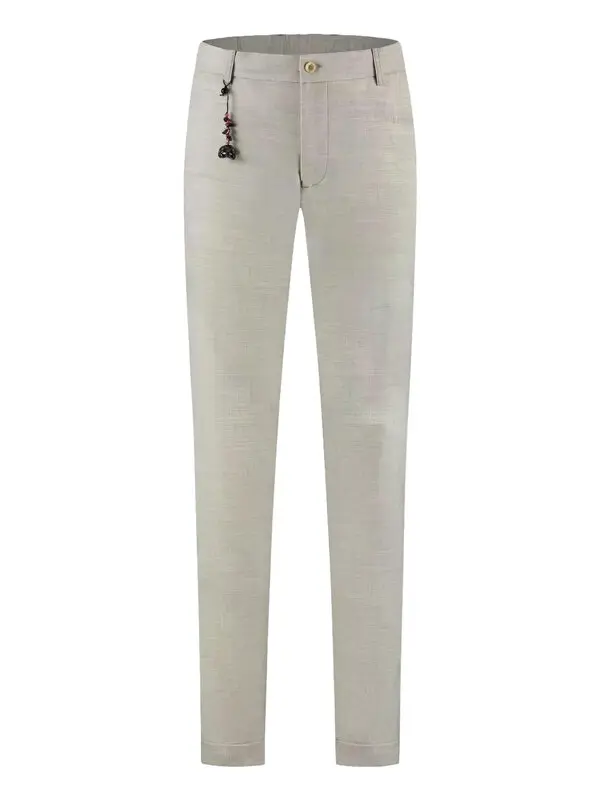 Marco Pescarolo Charm-embellished Trousers - Grey