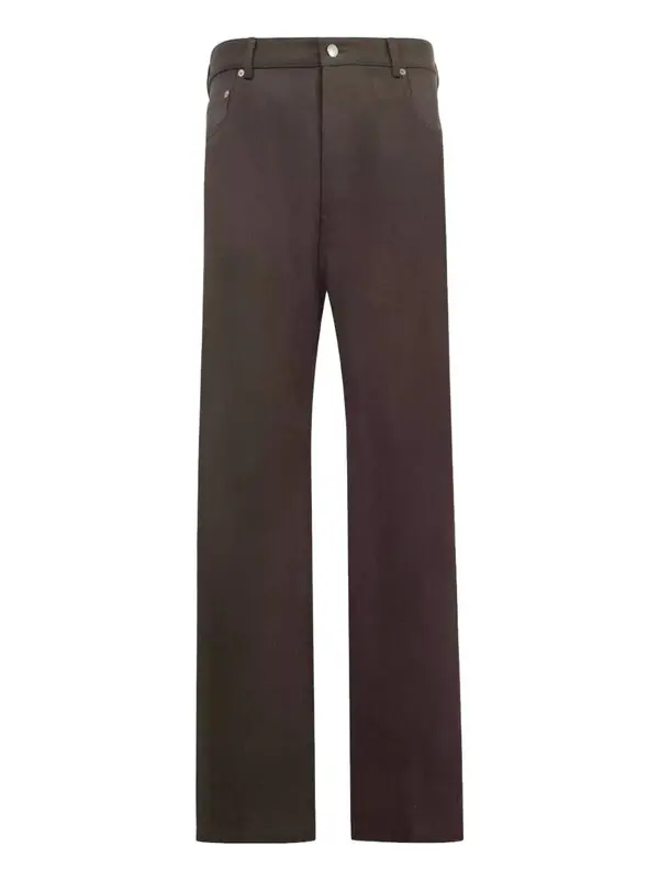 Rick Owens Button-fastening Jeans - Brown