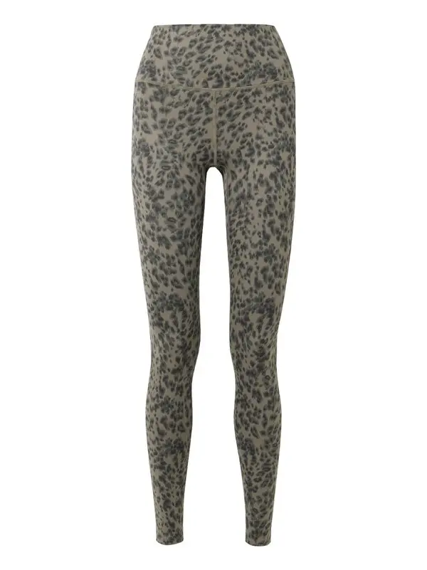 Varley Cheetah-print Freesoft Leggings - Brown