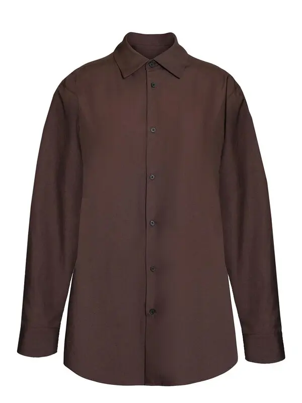 KALLMEYER Signature Cotton Shirt - Brown
