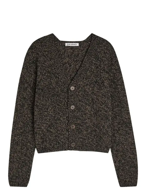 Our Legacy Academy Wool Cardigan - Dark Brown