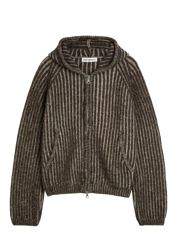 Our Legacy Striped Wool Jumper - Brown